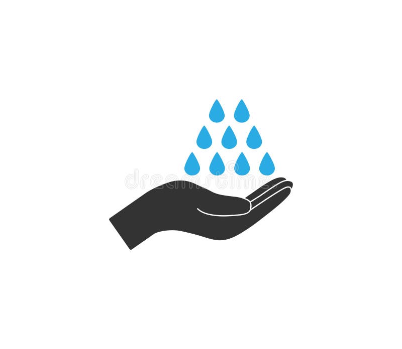 Hand Washing Icon. Vector Illustration, Flat Design Stock Illustration ...