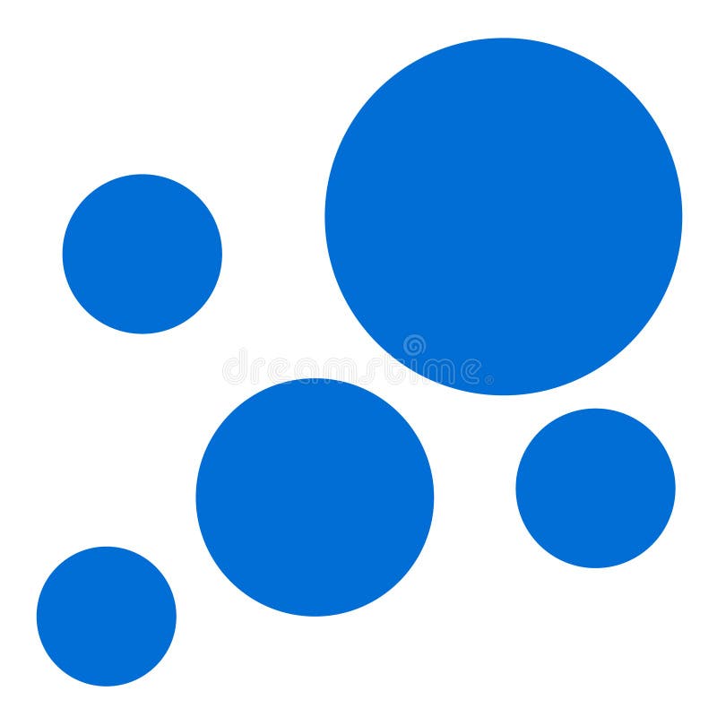 Flat Design Template Bubble Chart Illustration Vector Template Design ...