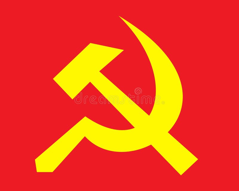 Vector Communist Group. Flat Style Colorful Cartoon Illustration. Stock ...
