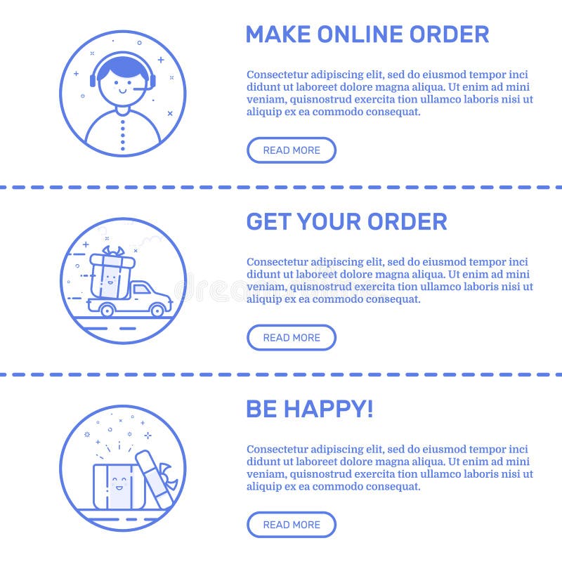 E Commerce Horizontal Banners Stock Illustrations – 64 E Commerce ...