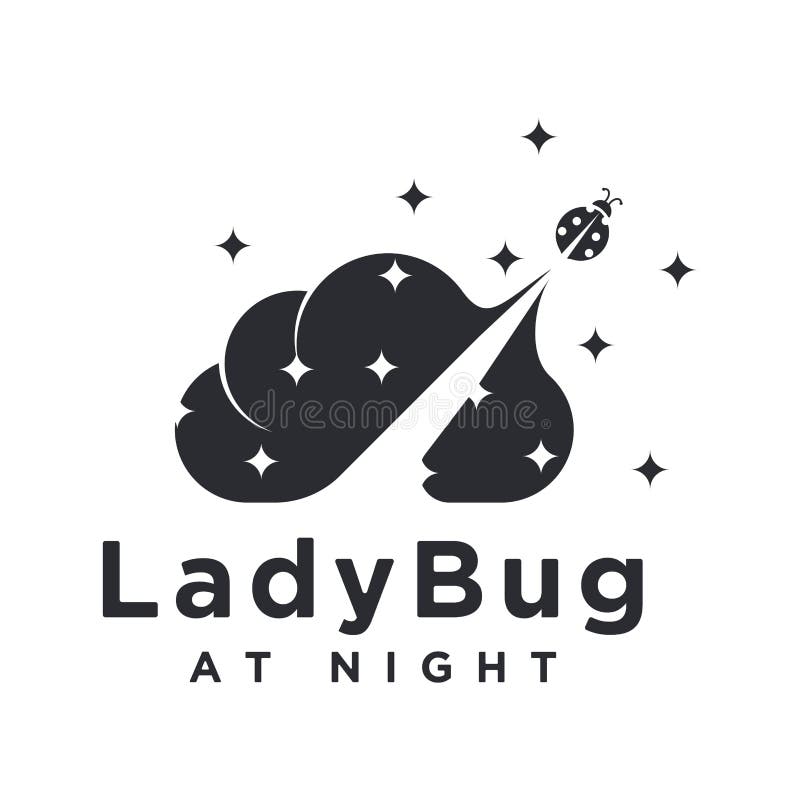 Vector Illustration of a Flying Bug at Night Stock Vector ...