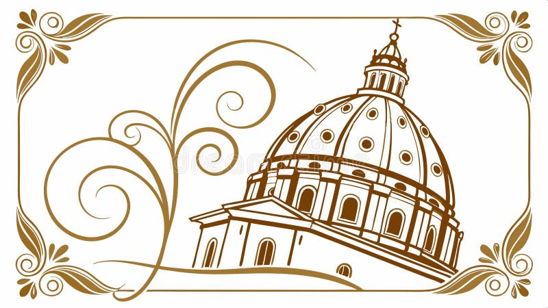 Architectural Element with Dome, Classical or Historical Building ...