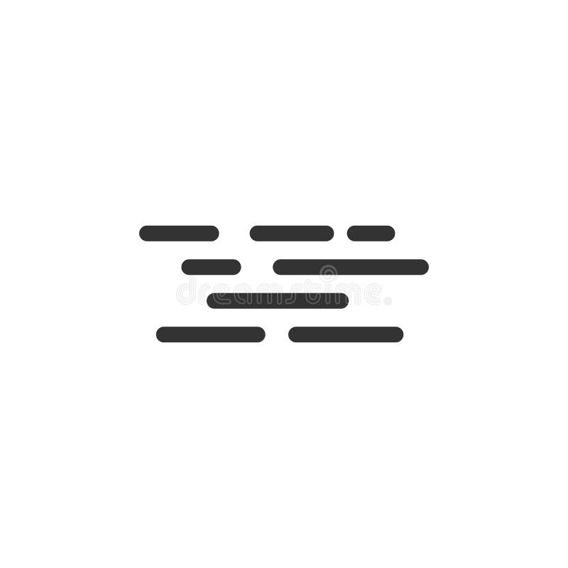 Vector Illustration of a Fog. Stock Vector Illustration Isolated on ...