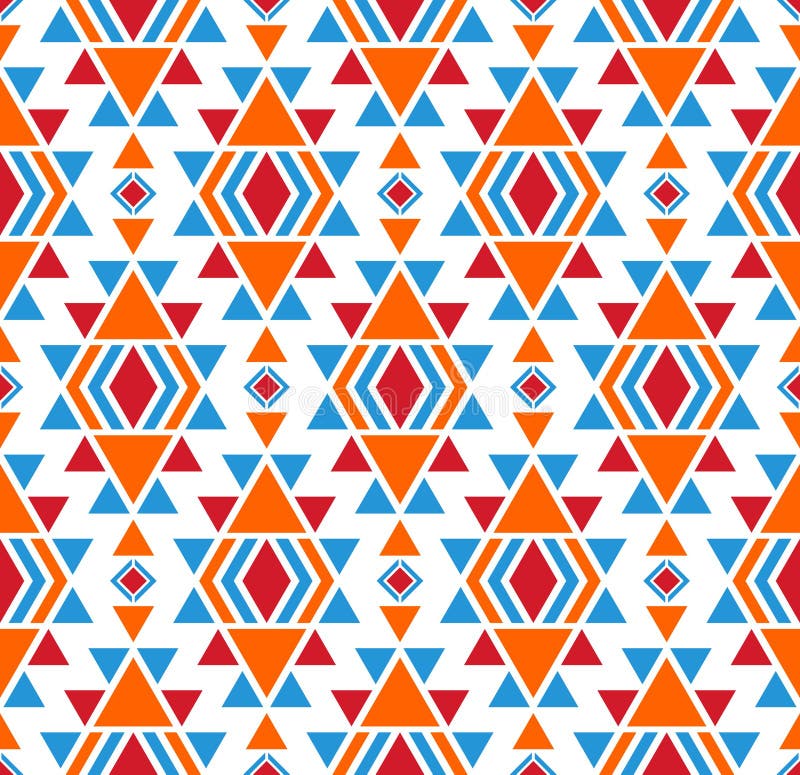 American Pattern. Ethnic Seamless Ornament. Stock Vector - Illustration ...