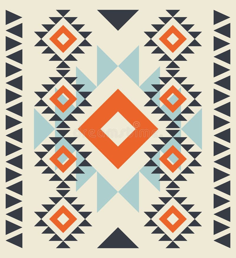 American Pattern. Ethnic Seamless Ornament. Stock Vector - Illustration ...