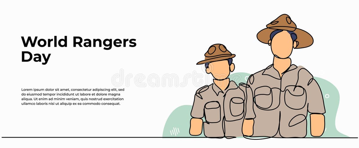 Park Ranger Vector Flat Stock Illustrations – 141 Park Ranger Vector ...