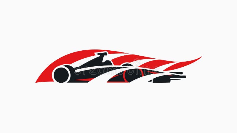 Sleek Formula Race Logo Symbol Vector Illustration with Speed and ...