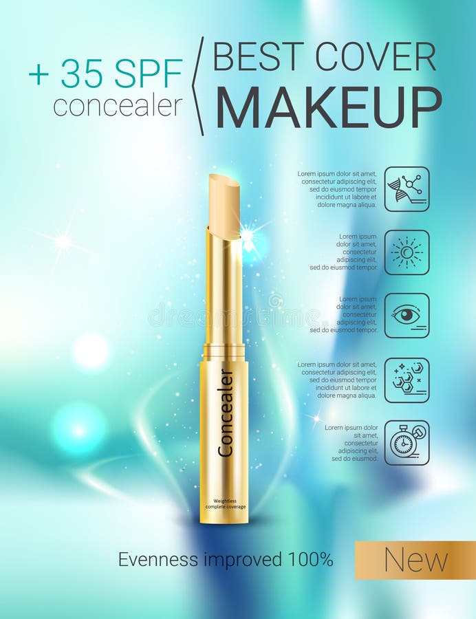 Vector Illustration with Foundation Concealer. Stock Vector ...