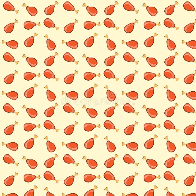 Fast Food Vector Seamless Pattern Stock Vector - Illustration of ...