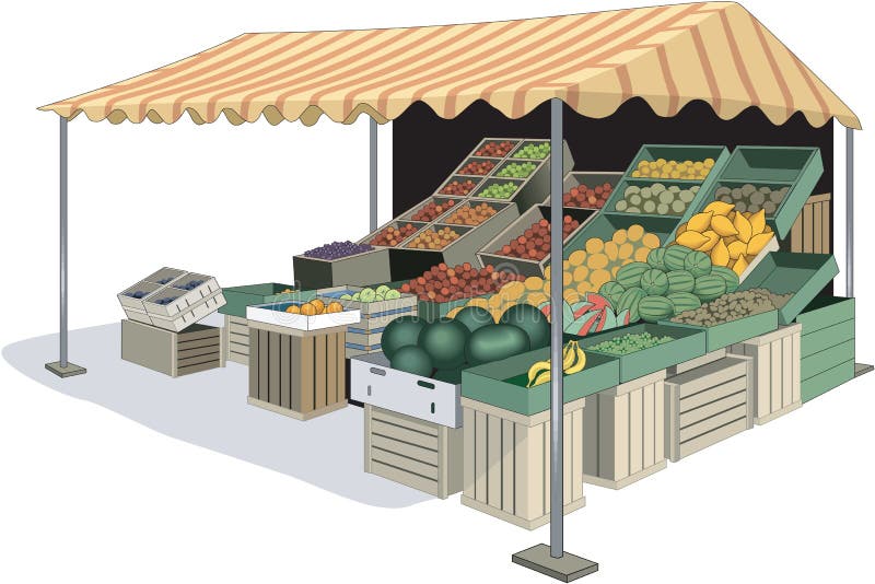 Fruit Stand Stock Illustrations – 7,621 Fruit Stand Stock Illustrations ...