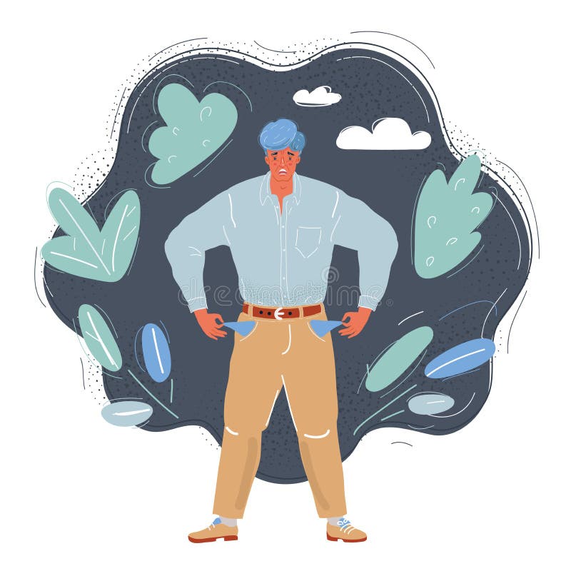 Empty Pockets Cartoon Stock Illustrations – 240 Empty Pockets Cartoon ...
