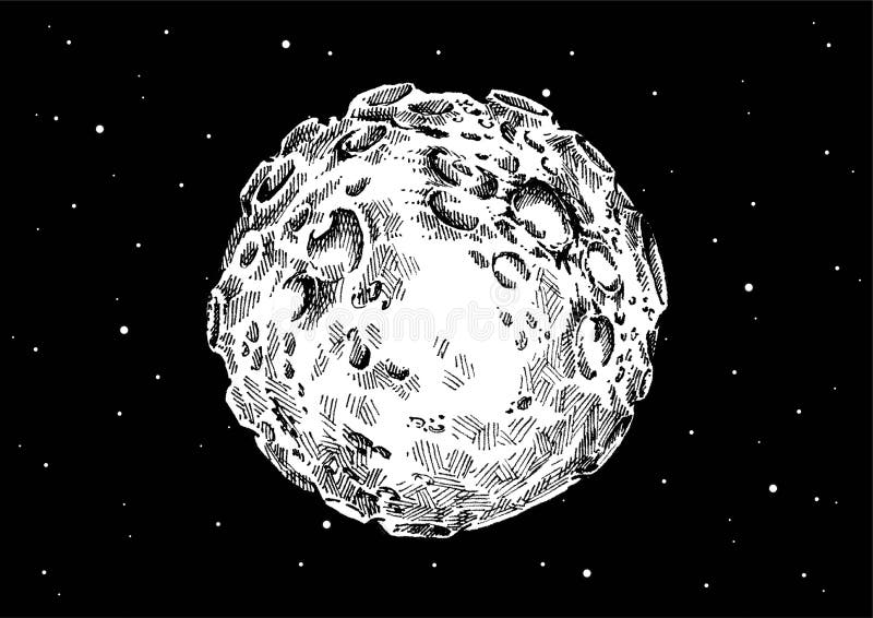 Full Moon Craters Stock Illustrations – 472 Full Moon Craters Stock ...