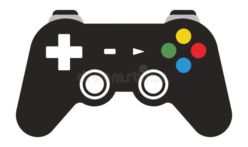 Gaming Controller Icon stock illustration. Illustration of video ...