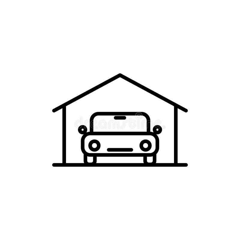 Garage Icon Design Template Vector Stock Vector - Illustration of ...