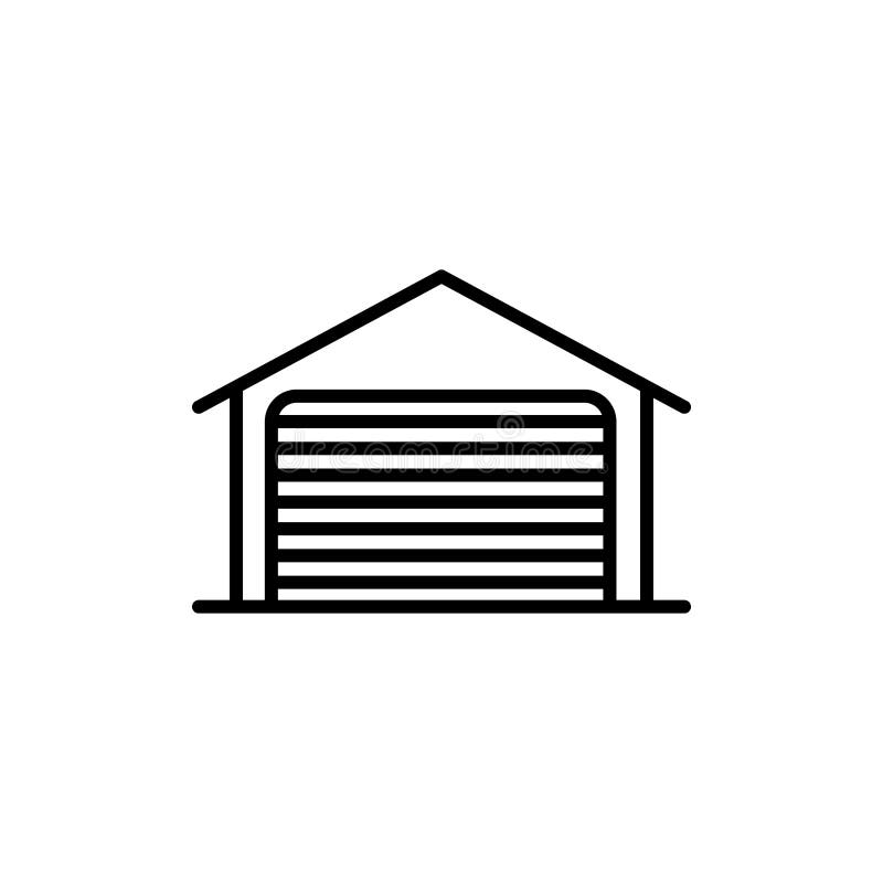 Garage Icon Design Template Vector Stock Vector - Illustration of ...