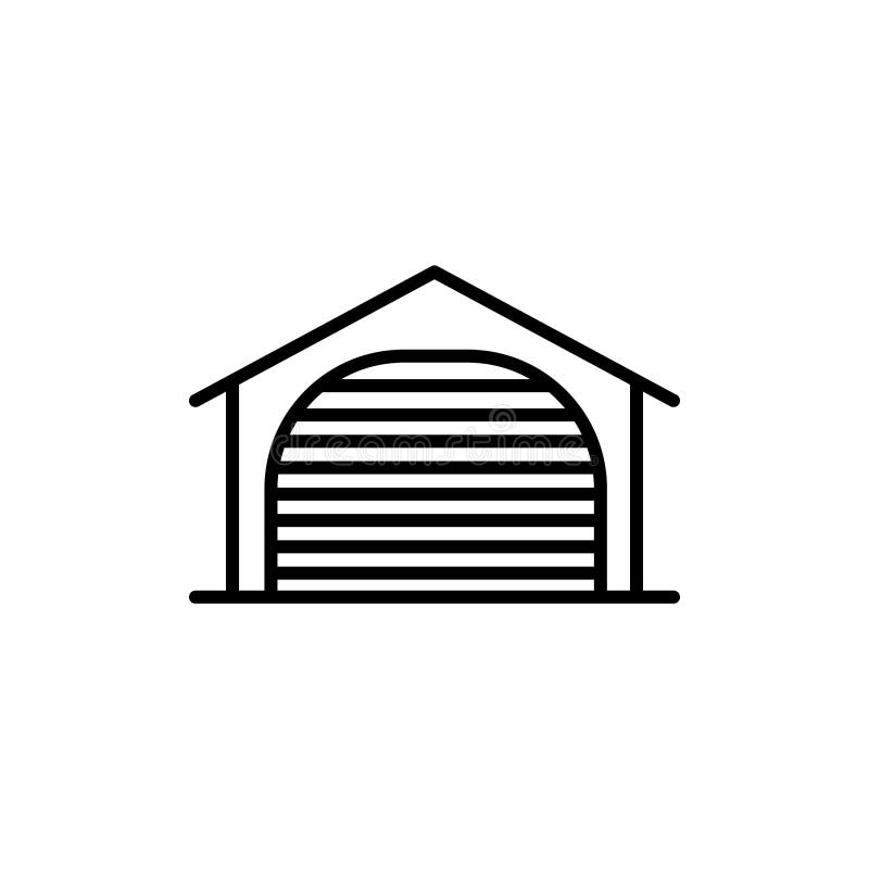 Garage Icon Design Template Vector Stock Vector - Illustration of ...