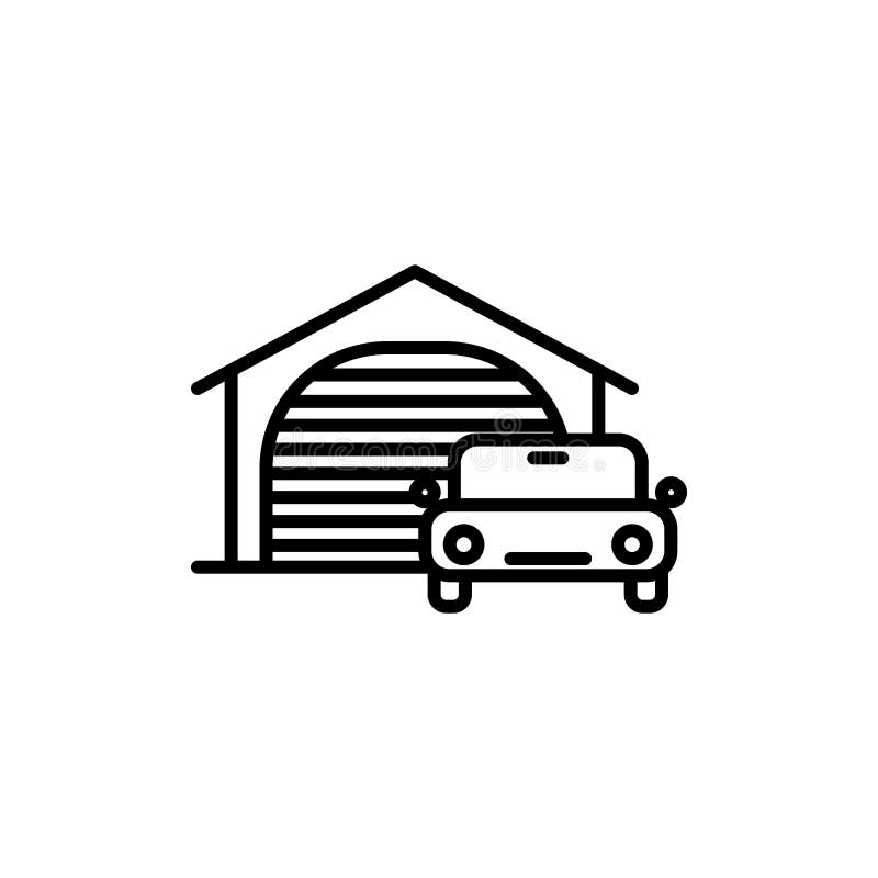 Garage Icon Design Template Vector Stock Vector - Illustration of ...