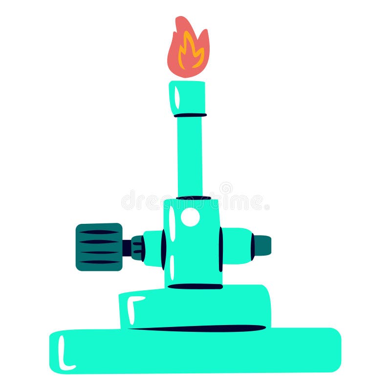 Vector Illustration of Gas Regulator Emitting Heat Stock Vector ...
