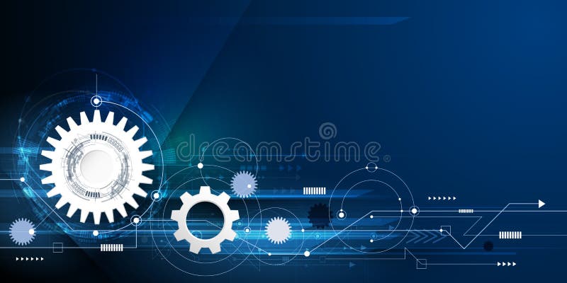 Engineering modern banner stock illustration. Illustration of business ...