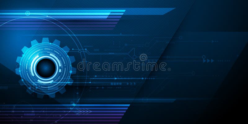 Engineering modern banner stock illustration. Illustration of business ...