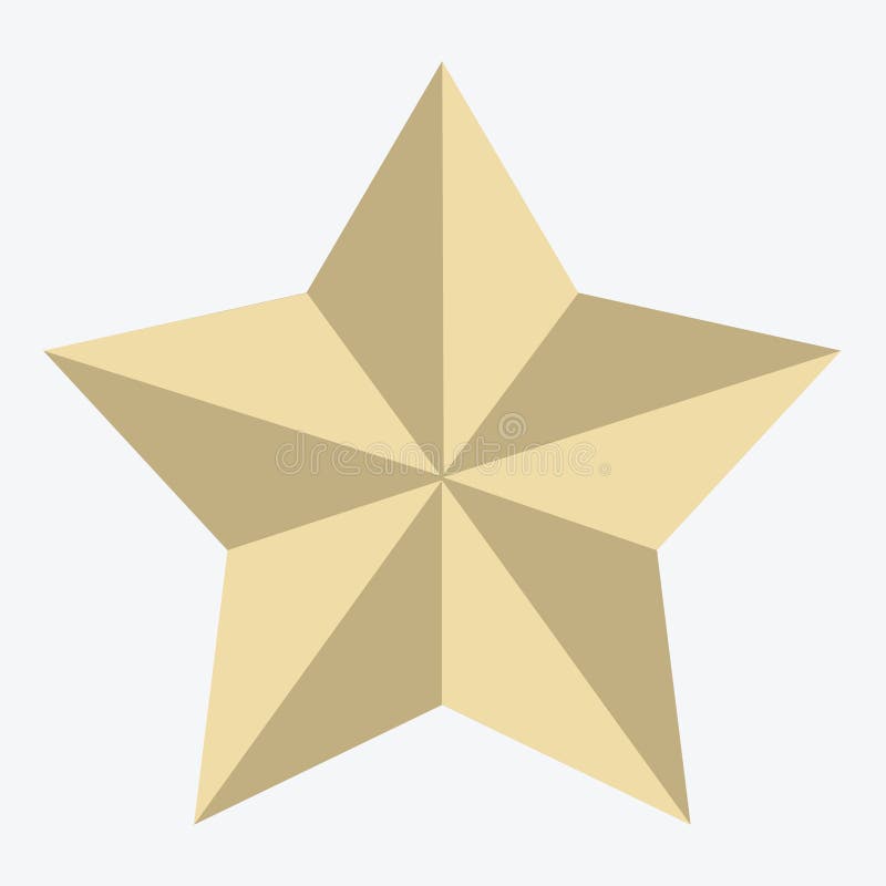 Illustration Geometric Star Design. Stock Vector - Illustration of star ...