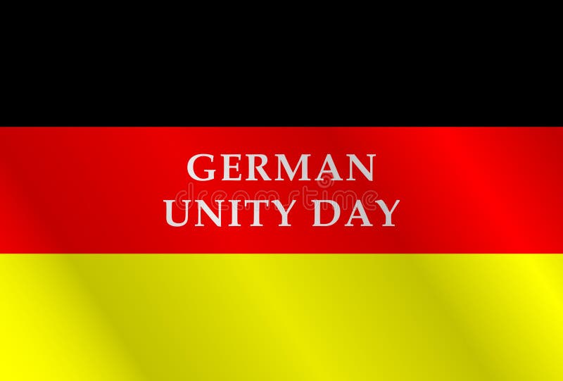 Vector Illustration for German Unity Day. Stock Vector - Illustration ...