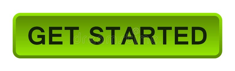 Get started button stock vector. Illustration of feature - 119976410