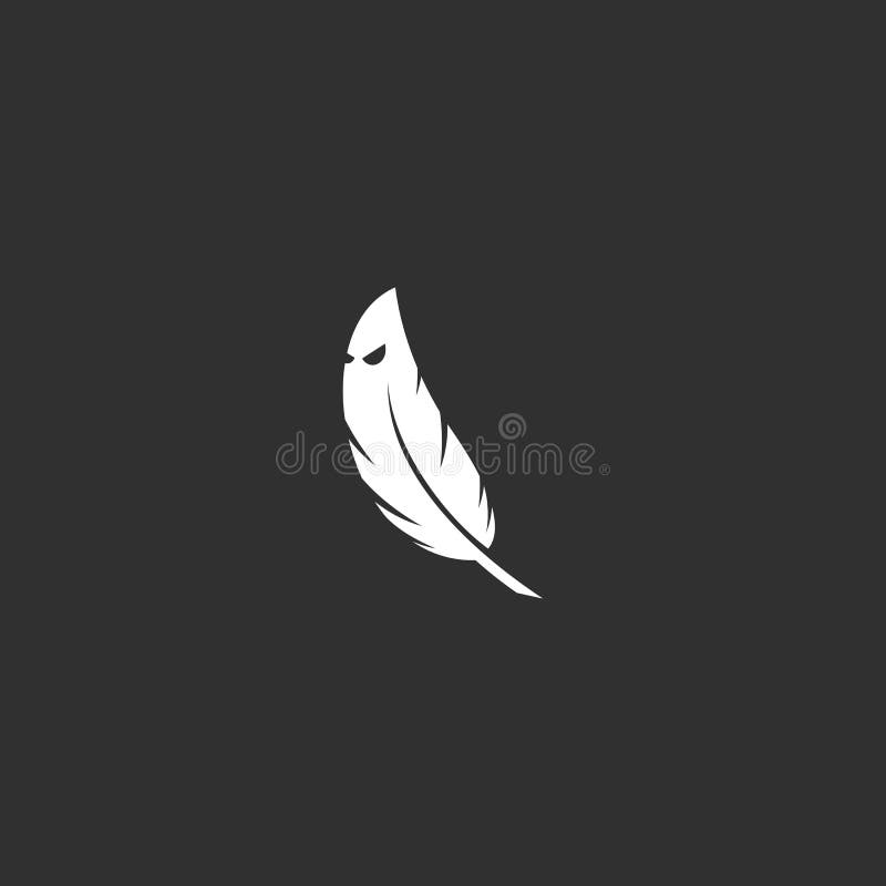 Ghost writer logo stock vector. Illustration of freelance - 204343908