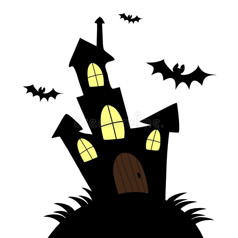 Vector Illustration with Ghost Lock Stock Vector - Illustration of ...