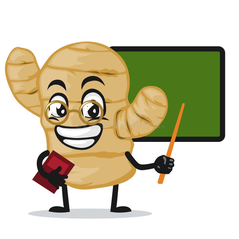 Vector Illustration of Ginger Mascot or Character Stock Illustration ...