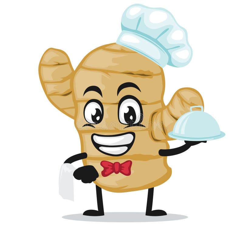 Vector Illustration of Ginger Mascot or Character Stock Illustration ...