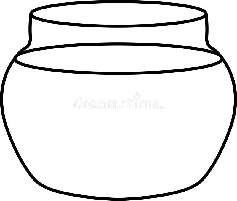 Vector Illustration of Glass Jar, Liquid Jar, Doodle and Sketch Stock ...