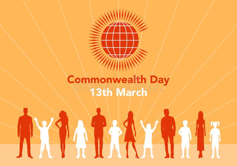 Commonwealth Day Illustration Stock Illustration - Illustration of ...