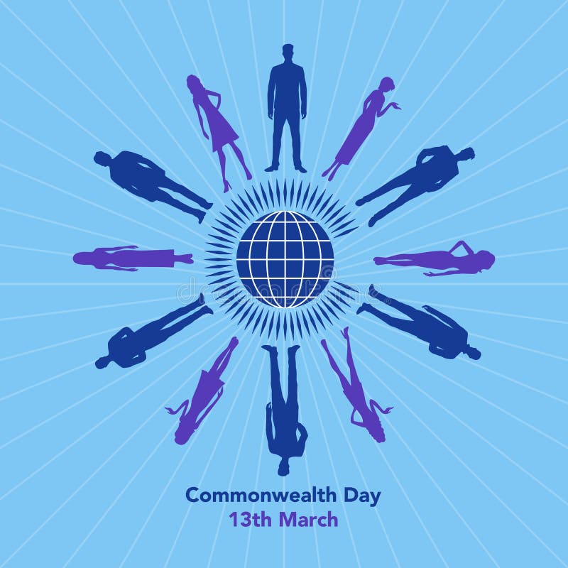 Commonwealth Day Illustration Stock Illustration - Illustration of ...