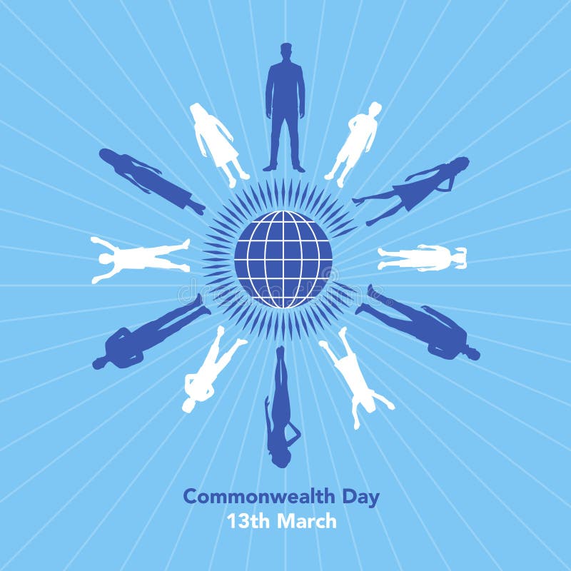 Commonwealth Day Illustration Stock Illustration - Illustration of ...