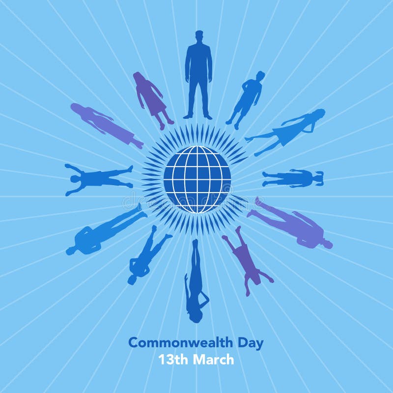 Commonwealth Day Illustration Stock Illustration - Illustration of ...