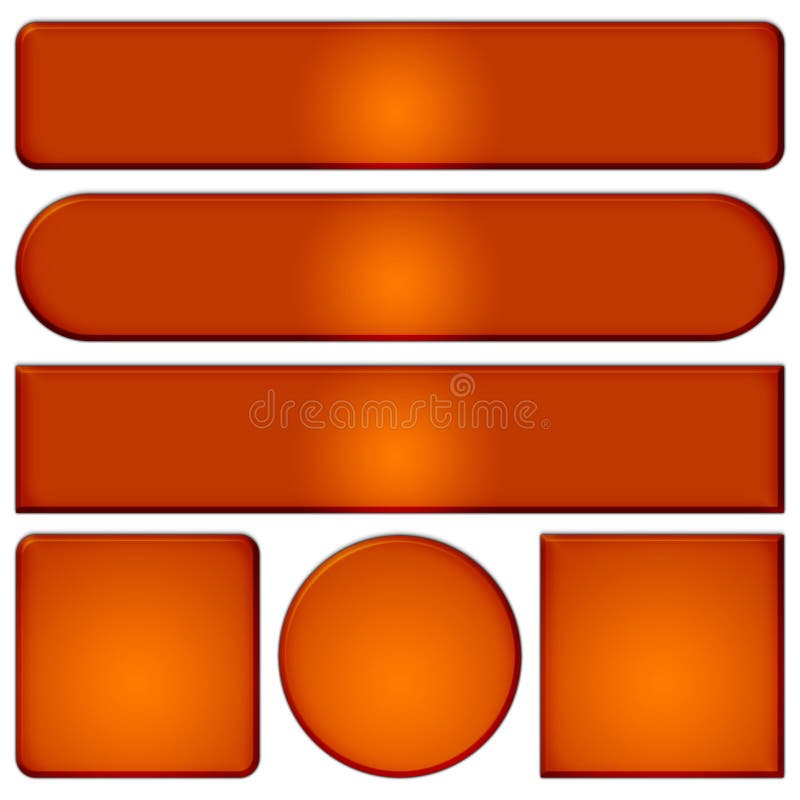 Web buttons blank plain stock illustration. Illustration of next ...