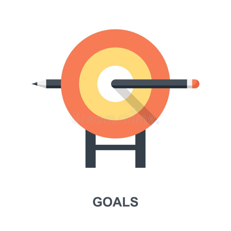 Goals icon concept stock vector. Illustration of success - 131332687