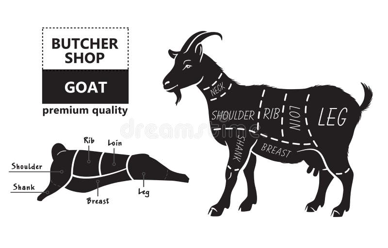 Cuts Of Goat Diagram