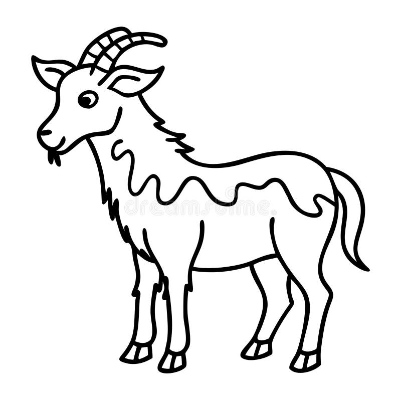 Goat Outline