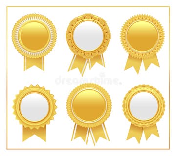 Gold Rosette Stock Illustrations – 8,097 Gold Rosette Stock ...