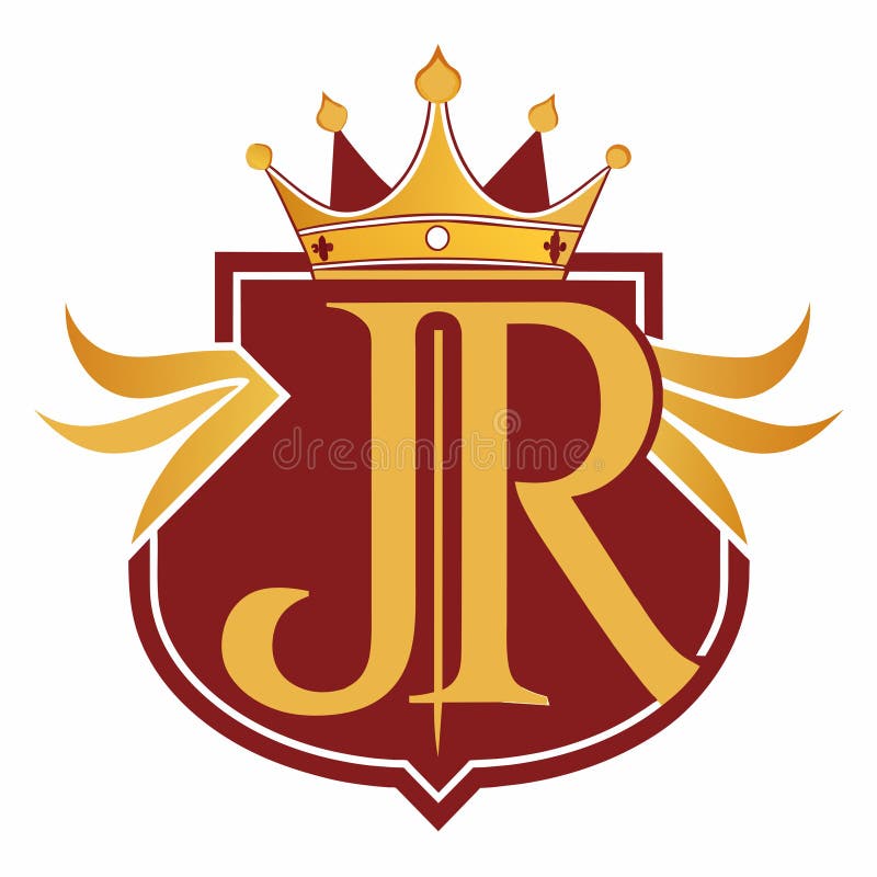 Gold Monogram Crown Logo Initial Letter Stock Illustrations – 20,702 ...