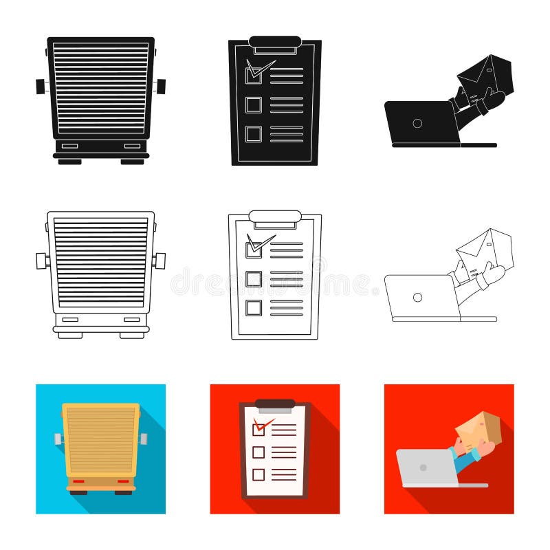 Vector Design of Goods and Cargo Symbol. Collection of Goods and ...