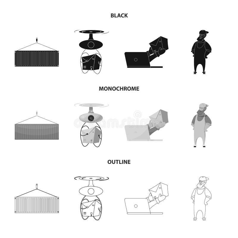 Vector Design of Goods and Cargo Icon. Collection of Goods and ...