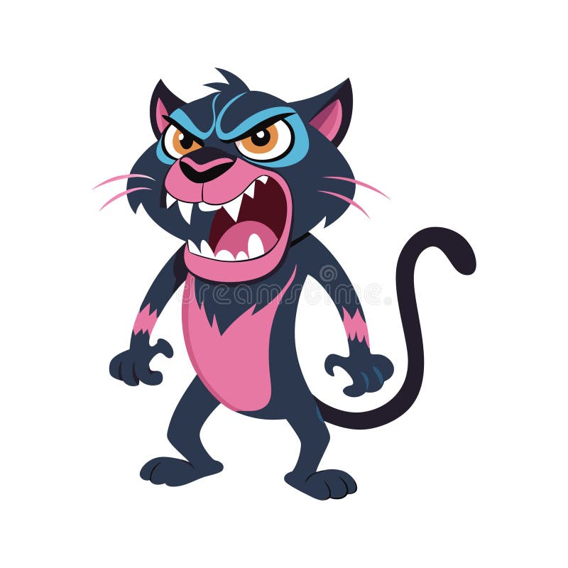 Graceful Panthers Weak Coloring Activity Stock Vector - Illustration of ...