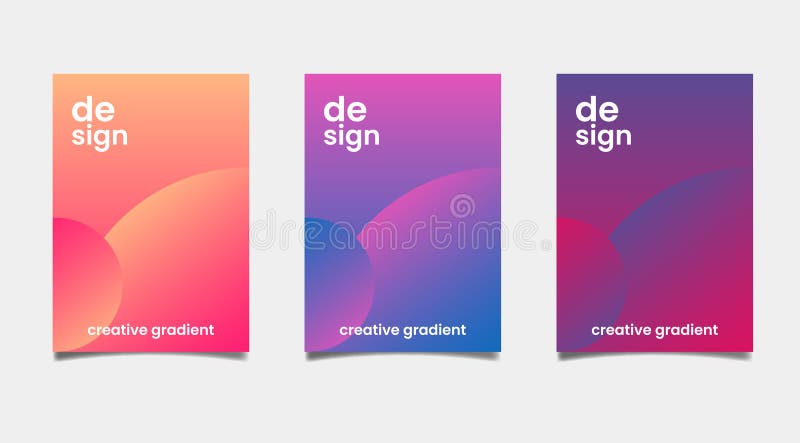 A4 Illustration of Gradient Background. Orange, Vibrant Gradients Stock ...