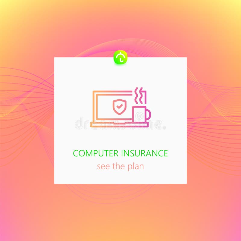 Computer Insurance Rubber Stamp Stock Vector - Illustration of cover ...