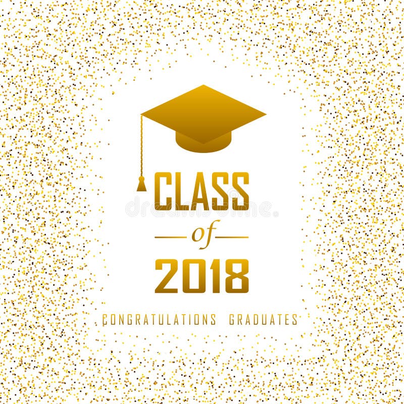 Graduating Class in 2019 Graphic Emblem Stock Vector - Illustration of ...