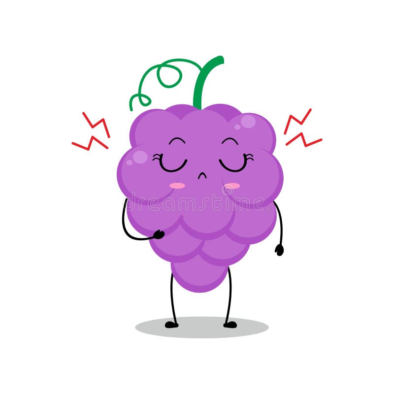 Angry Grape Seed Oil the Mascot Shape Stock Vector - Illustration of ...