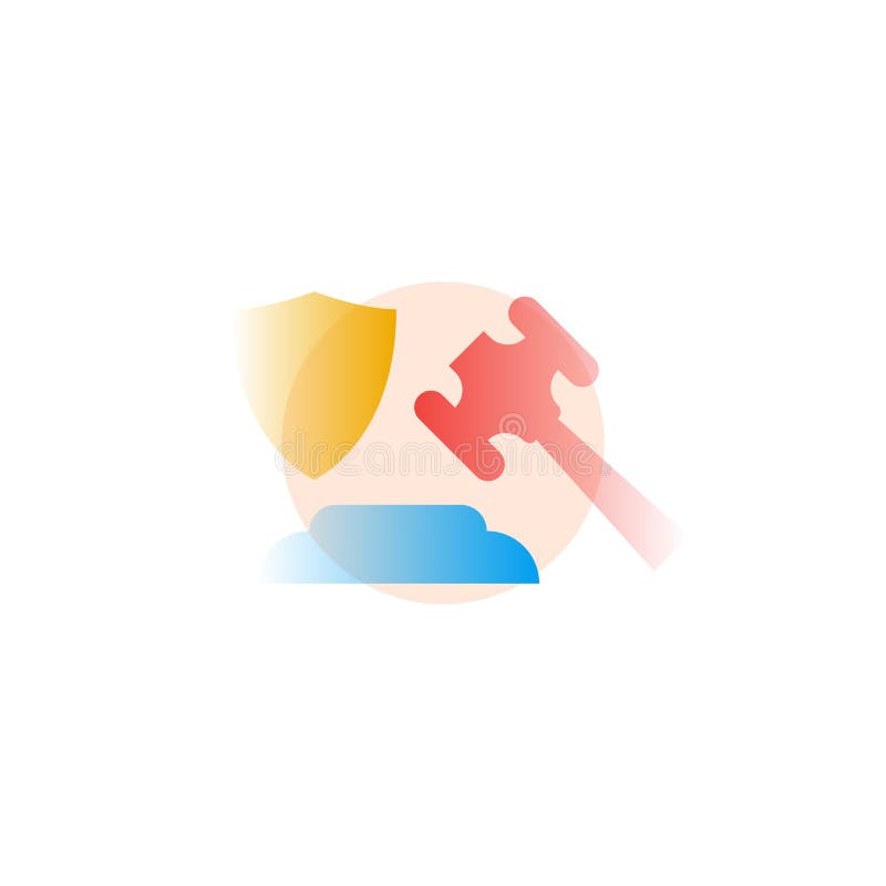 Fine. Vector Icon in Gradient Style. Editable Illustration Stock Vector ...